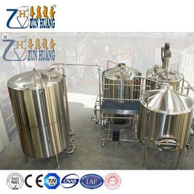 China small beer brewery equipment  beer brewing making machine Product Description ZH- craft beer brewing equipment Appli for sale