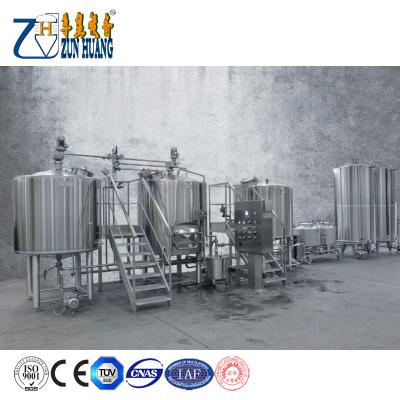China Industrial commercial beer brewing equipment/stainless steel Beer factory craft beer making machine with best price for sale
