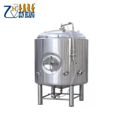 China Stainless steel conical beer fermentation tank 600L BBT with cooling jacketed for sale