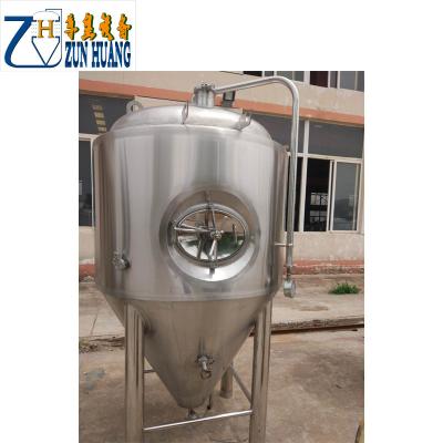 China 1000L Cooling jacketed conical fermenter equipment beer fermentation tank for beer brewing system for sale
