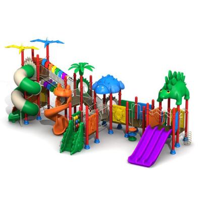 China New Product Kids Large Outdoor Playground Dinosaur Theme Slide Equipment For Sale. for sale