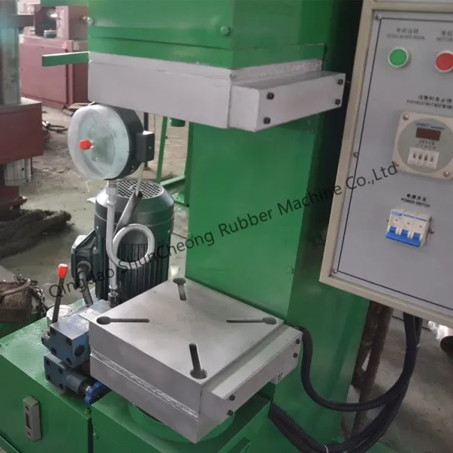 100 Tons Hydraulic Rubber Stamp Vulcanizing Press Machine side view