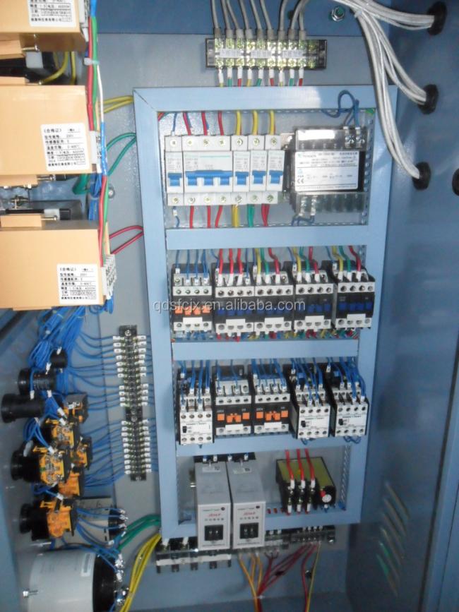 Control panel and interface of vulcanizing press