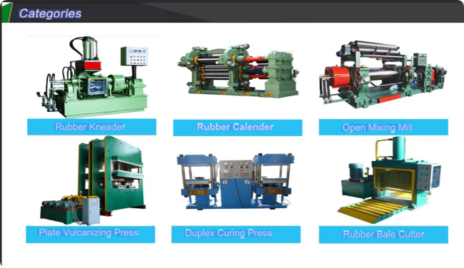 Industrial rubber equipment production