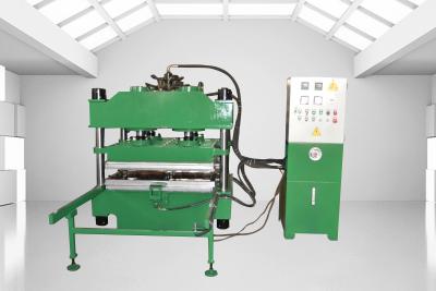 China CE / ISO 9001 Certified Rubber Tile Vulcanizing Machine with 4 Working Layers and Manual Push-Out Device for sale