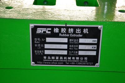 China High Performance Cold Feed Rubber Extruder / Rubber Band Making Machine for sale