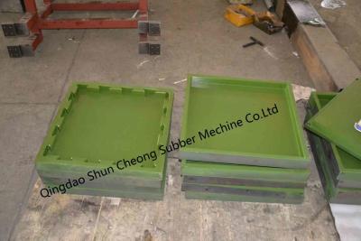 China Hot Sale Rubber Tile Vulcanizing Press With Push-Pull Device Made In China for sale