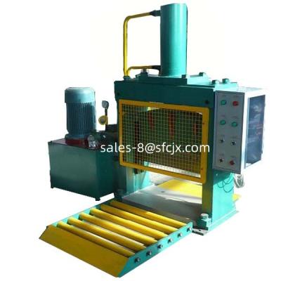 China XQL-80 Rubber Cutting Machine Single Knife Rubber Block Cutter Blade Positioning Can Be Adjusted for sale