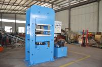China Frame Type High Configuration Hydraulic Plate Rubber Vulcanizing Press Machine with PLC Automatic Control for sale