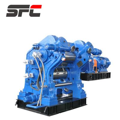 China CE Certified SFC XY-900 3 Roll Calender Machine 300mm X 900mm PLC Automated Control For High-Precision Rubber / Plastic Rolling for sale