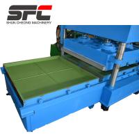 China Double Layer Plate Vulcanizing Press , Runways Rubber Floor Tile Vulcanizer for sale