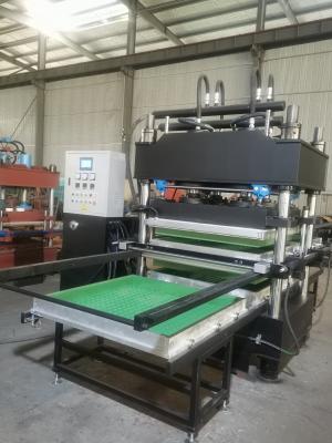 China Rubber Tile Vulcanizing Machine with Push-Pull Device 550×550×45 Heating Plate and 4 Layers for Efficient Floor Tile Production for sale