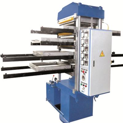 China Rubber Tile Vulcanizing Machine with 4 Working Layers and Customizable Size for sale