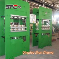 China Automatic PLC Control Frame Structure Hydraulic Push-Pull Mold Rubber Vulcanizing Machine for Wheelbarrow Tire Making for sale