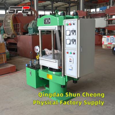 China Electric Heating Plate Rubber Vulcanizing Press with PLC Control and Nodular Cast Iron Oil Cylinder for sale