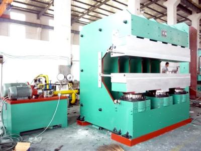 China Frame Type Plate Vulcanizer Press with Push-Pull Device for sale