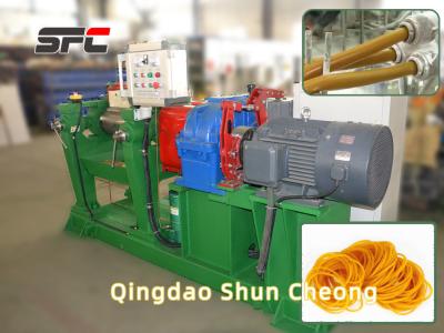 China Natural Rubber Band Extrusion Line ISO9001 Certified High Efficiency Rubber Band Making Machine for sale