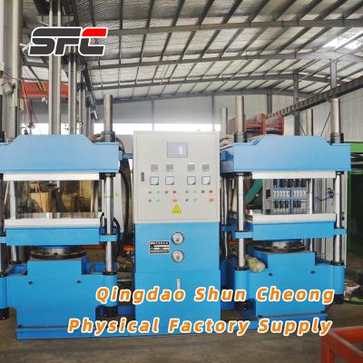China Automatic Control Rubber Vulcanizing Press Machine with Digital Temperature Display and High Quality 45 Steel Frame for sale