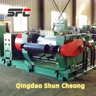 China 400kg/H Reclaimed Rubber Production Line XKJ-480 Model Vertical Structure Rubber Refiner for sale
