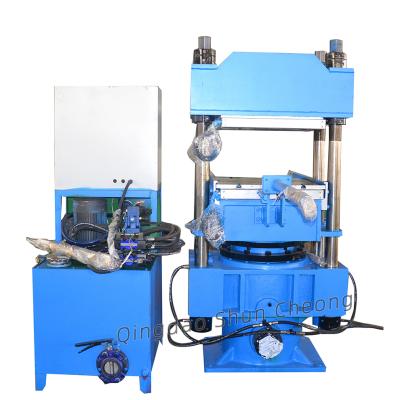 China Full Automatic 100 Ton Pressure Rubber Hydraulic Press Vertical Structure Plate Vulcanizing Machine for sale