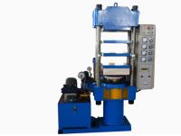 China Rubber Vulcanizer Machine 240X240 PLC Control Electric Heating Plate Vulcanizing Press for sale