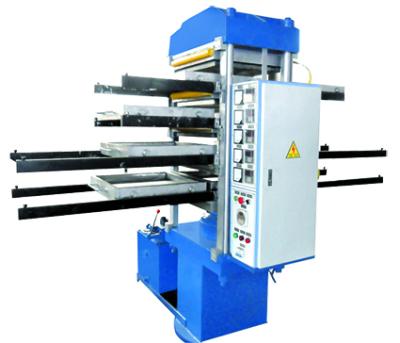 China Rubber Tiles Vulcanizing Press with 4 Working Layers and Oil-free Operation System for Customizable Tonnage for sale