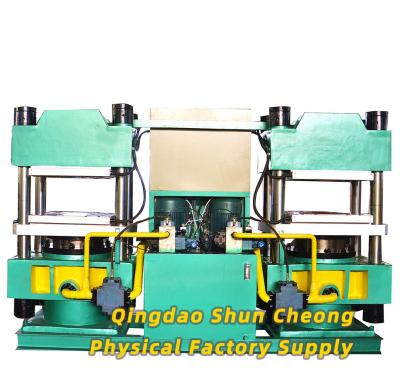 China Duplex Plate Vulcanizing Press / Twin Rubber Vulcanizer / Double Vulcanization Machine for sale