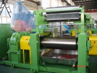 China PLC Controlled Stainless Steel Two Roll Rubber Mixing Machine with 50-100kg/h Capacity for sale