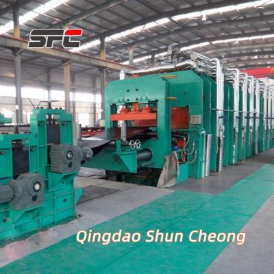 China PLC Control Rubber Vulcanizing Press with Cooling System and Customizable Size for Conveyor Belt Vulcanizing Machine for sale