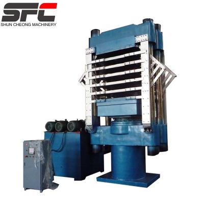 China Hydraulic Hot Press EVA Foaming Vulcanizing Machine with PLC Control Fast Mold Closing Speed and Uniform Temperature Hot Plate for sale