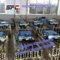 China PLC Control Rubber Vulcanizing Press Machine with 0-400℃ Temperature Range and Carbon Steel/Stainless Steel Material for Belt Splicing for sale