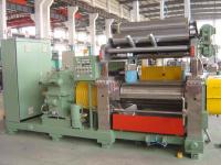 China PLC Control Two-roll Rubber Mixing Mill with Stainless Steel Material and Variable Roll Speeds for sale