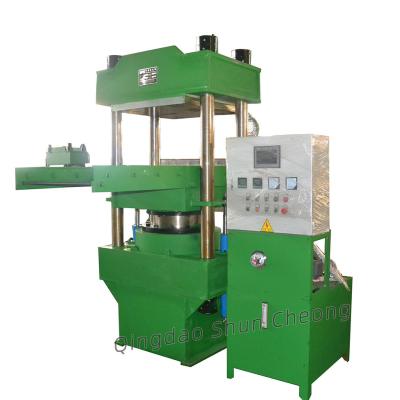 China Customized PLC Controlled Rubber Vulcanizing Press Machine with Low Noise and High Safety for sale