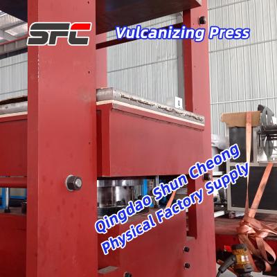 China Frame-type Plate Rubber Vulcanizing Press Machine with PLC Control, Customizable Pressure Range, and Electric/Steam/Oil Heating for sale