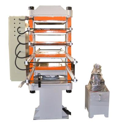 China Floor Tile Vulcanizer/Rubber Paver Tile Vulcanizing Press/Interlock Rubber Tiles Hydraulic Press/Rubber Floor Hot Molding Press for sale