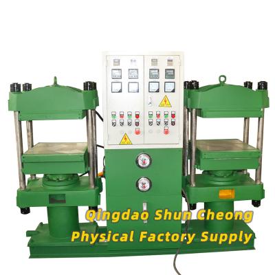 China Twin Vulcanizing Press with Dual Chamber Configuration, double vulcanizing press. for sale