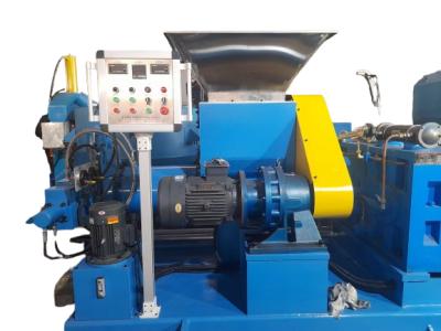 China Double-heads Rubber Strainer Extruder/Force Feeding Rubber Strainer Machine with Double Head for sale