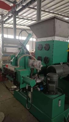 China Two Rotor Force Feeding Rubber Stainer Extruder / Rubber Filtering Machine for sale