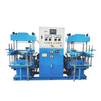 China 2RT Dual Hydraulic Push-Pull Rubber Vulcanizing Press Plate Vulcanizing Press for sale