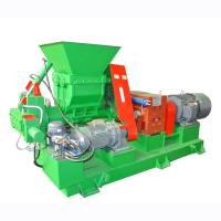 China Force Feeding Single Screw Rubber Extruder Machine With Strainer and PLC Control System for sale