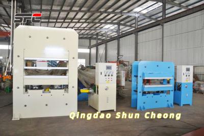 China PLC Control Rubber Vulcanizing Press Machine with Customizable Heating Plates and 0-100MPa Pressure Range for sale