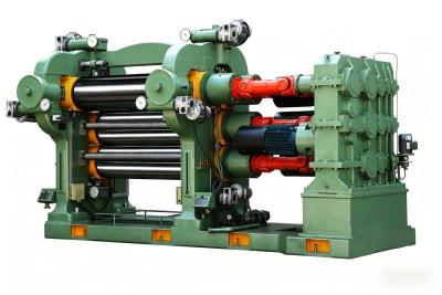 China PLC Controlled Electric Heating Rubber Calender Machine with Customizable Design for Efficient Rubber Calendering for sale