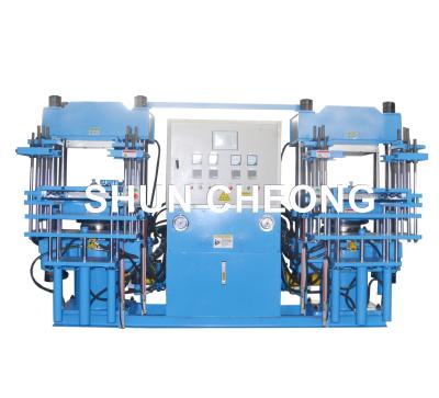 China 3RT 100Tons Dual Full Auto Vulcanizing Machine Hydraulic Vulcanizing Machine Plate Vulcanizing Press for sale
