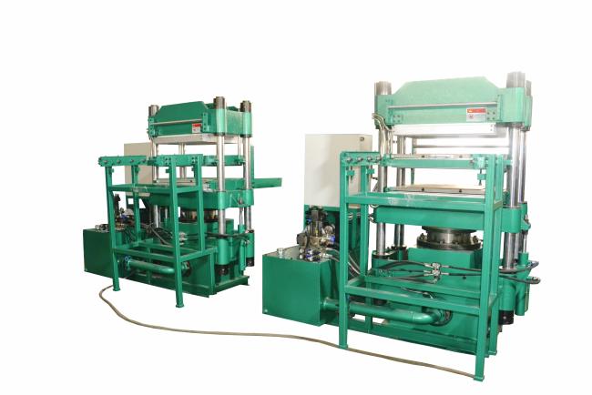 Solid tyre vulcanizing press machine quality inspection