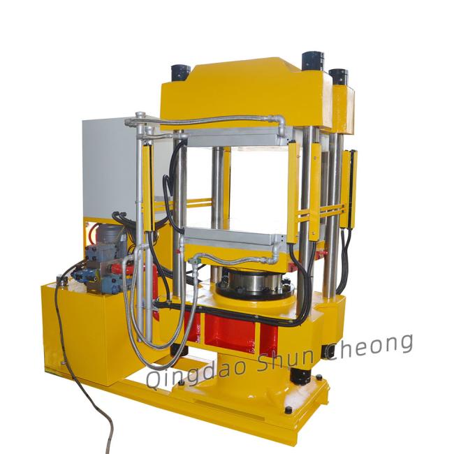 Vulcanizing press machine control panel