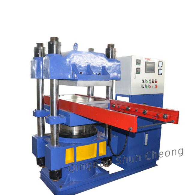 Vulcanizing press machine quality control