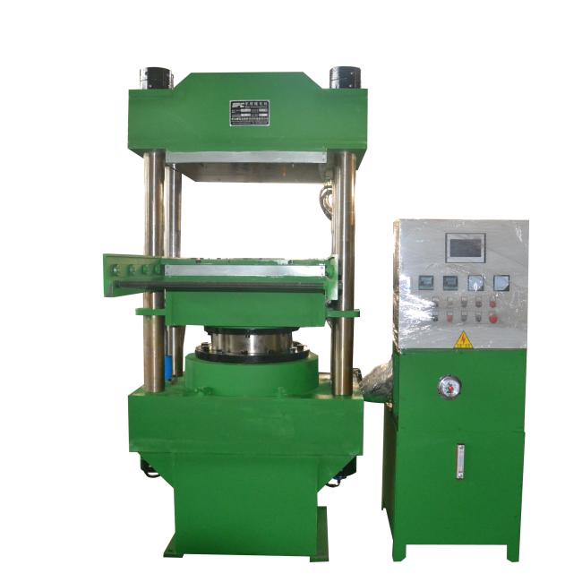 Vulcanizing press machine finished product