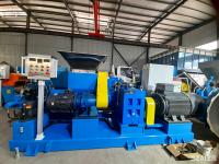 China Forced feed Rubber Strainer Extruder / Two Rotor Hot Feed Rubber Strainer Extruding Machine for sale