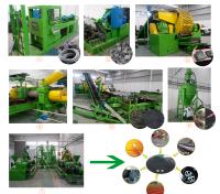 China Dual-Shaft Shearing Tire Recycling Machine with Variable Frequency Control and CE ISO SGS Certification for sale