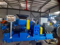 China Double Rotor Rubber Strainer Extruding Machine with Hydraulic Head for sale